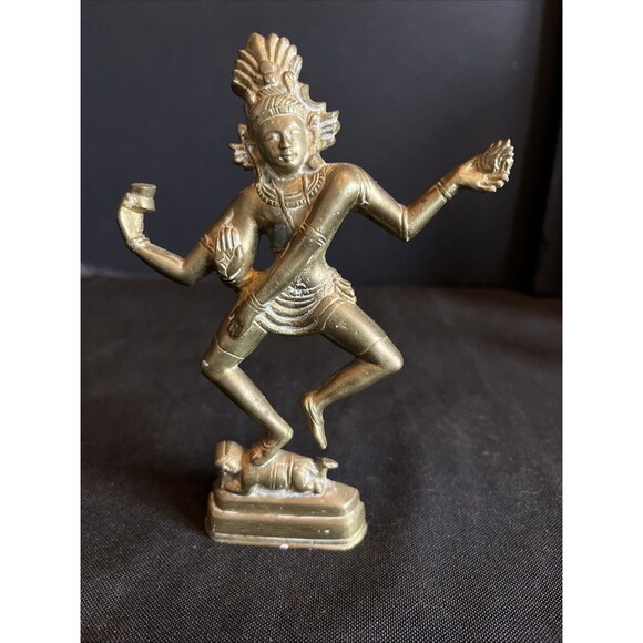 Accents | Vintage 525 Staue Of Hindu Goddess Parvati Dancing Lasya ...